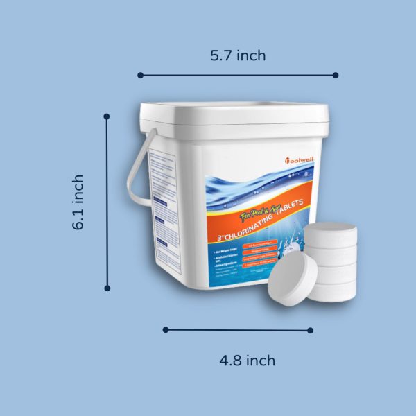 Triple-Action Chlorine 3-Inch Tablets for Crystal Clear Pools & Hot ...