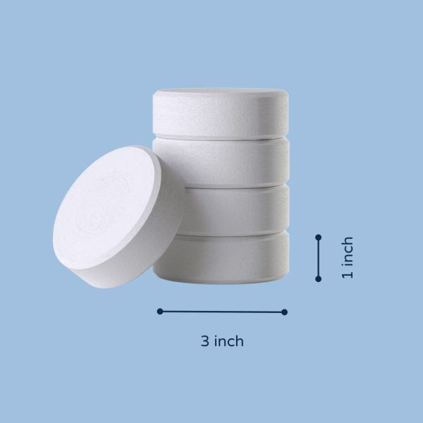 Triple-Action Chlorine 3-Inch Tablets for Crystal Clear Pools & Hot ...