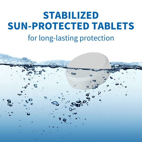 Triple-Action Chlorine 3-Inch Tablets for Crystal Clear Pools & Hot ...